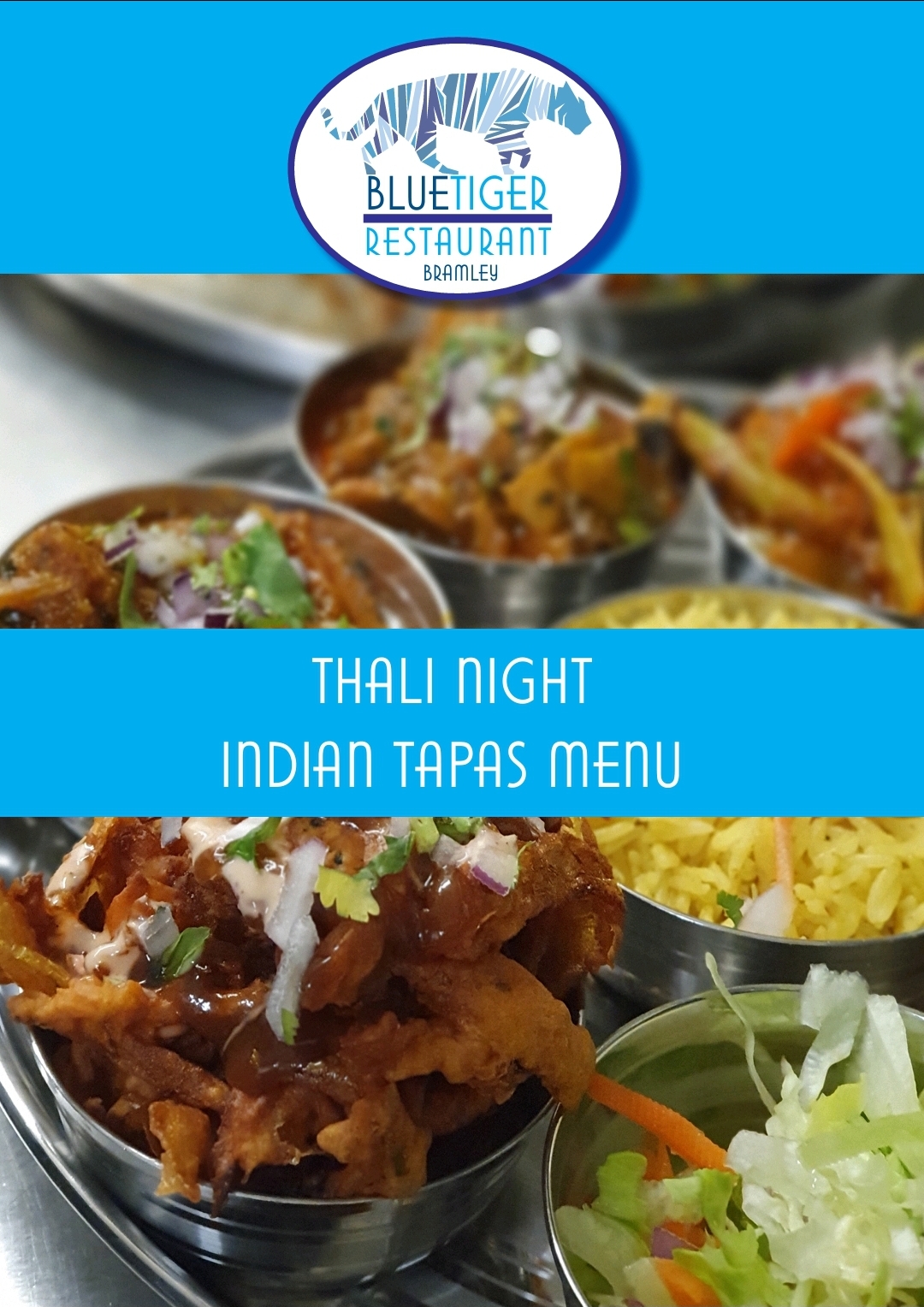 Home - Blue Tiger Restaurant, Bramley - Get 20% off on all online orders