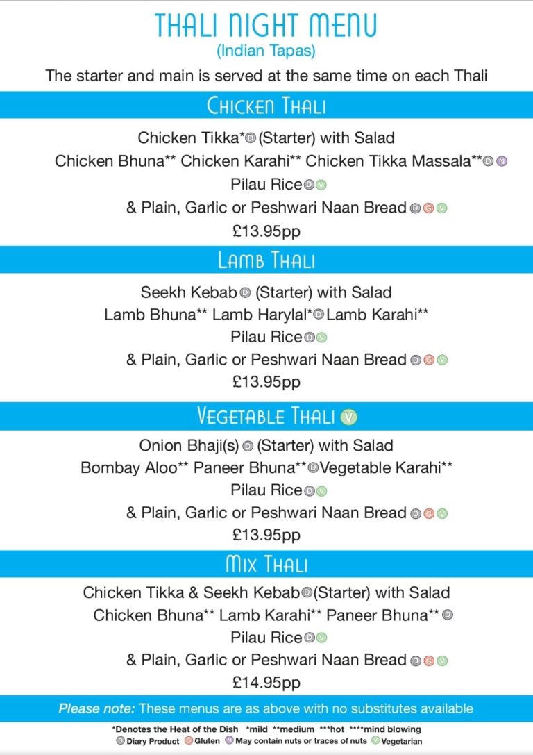 Home - Blue Tiger Restaurant, Bramley - Get 20% off on all online orders